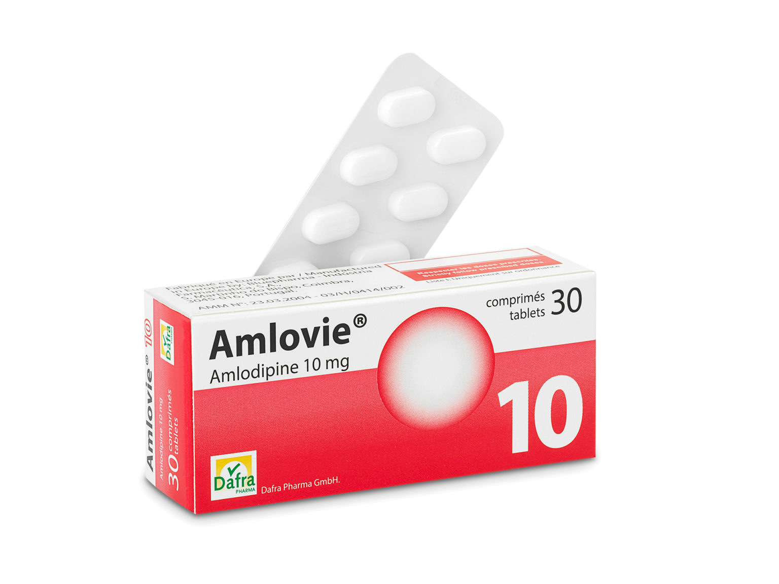 Amlovie tablets 10 mg - Dafra Pharma