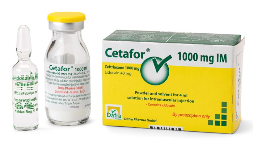 Cetafor 1000 mg IM - Dafra Pharma