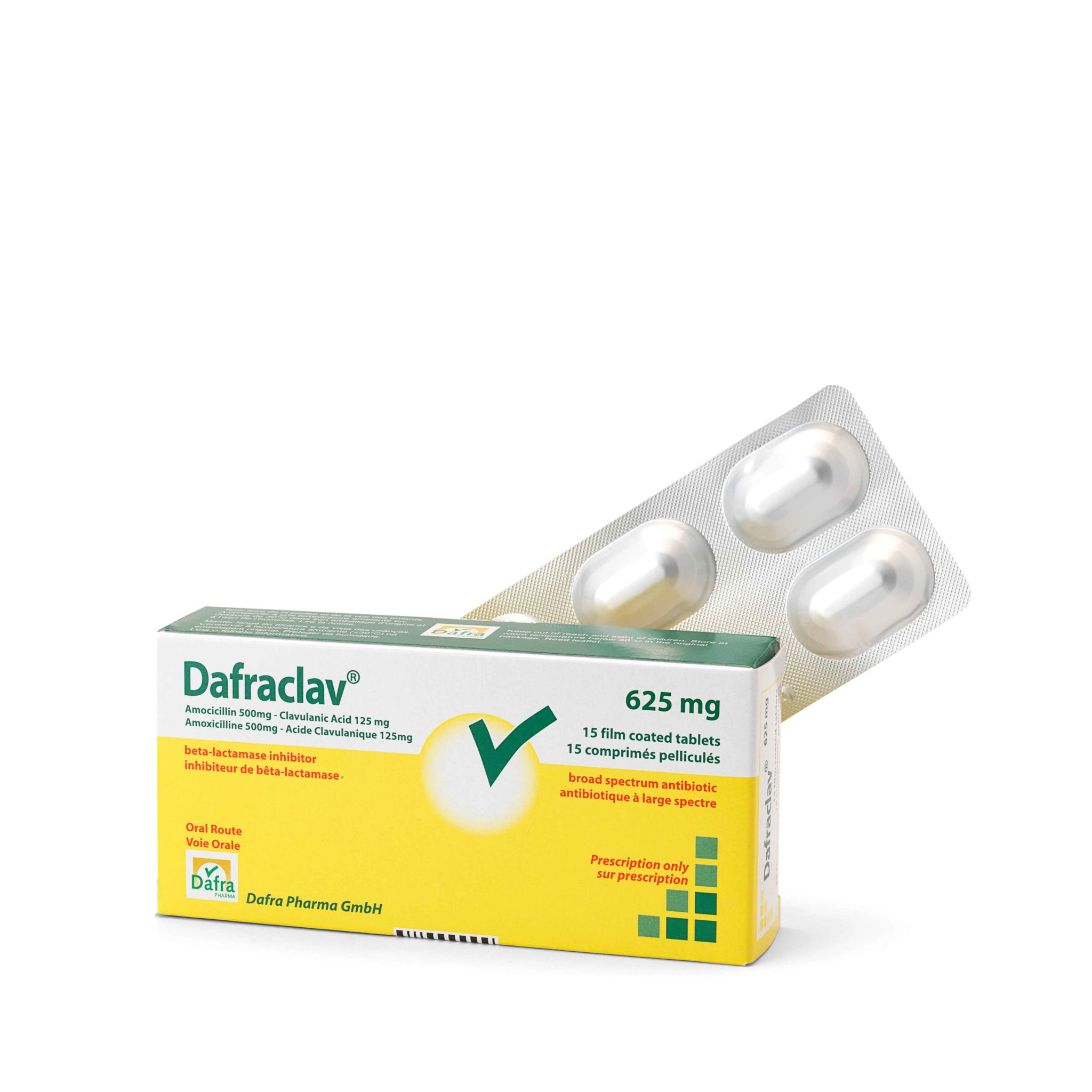 Dafraclav tablets 625 mg - Dafra Pharma